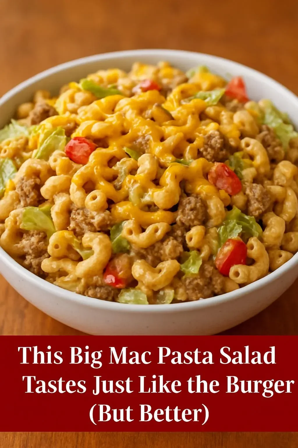 Big Mac Pasta Salad