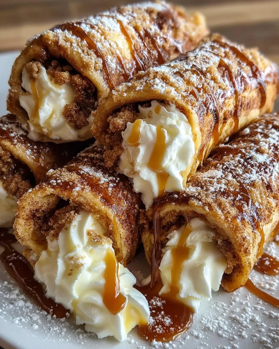 Cinnamon Roll Cheesecake Chimichanga