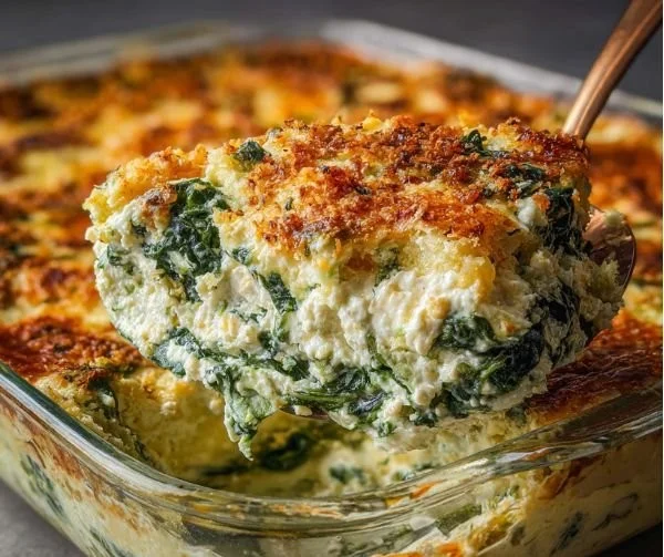 Terrific Spinach Cottage Cheese Casserole Images