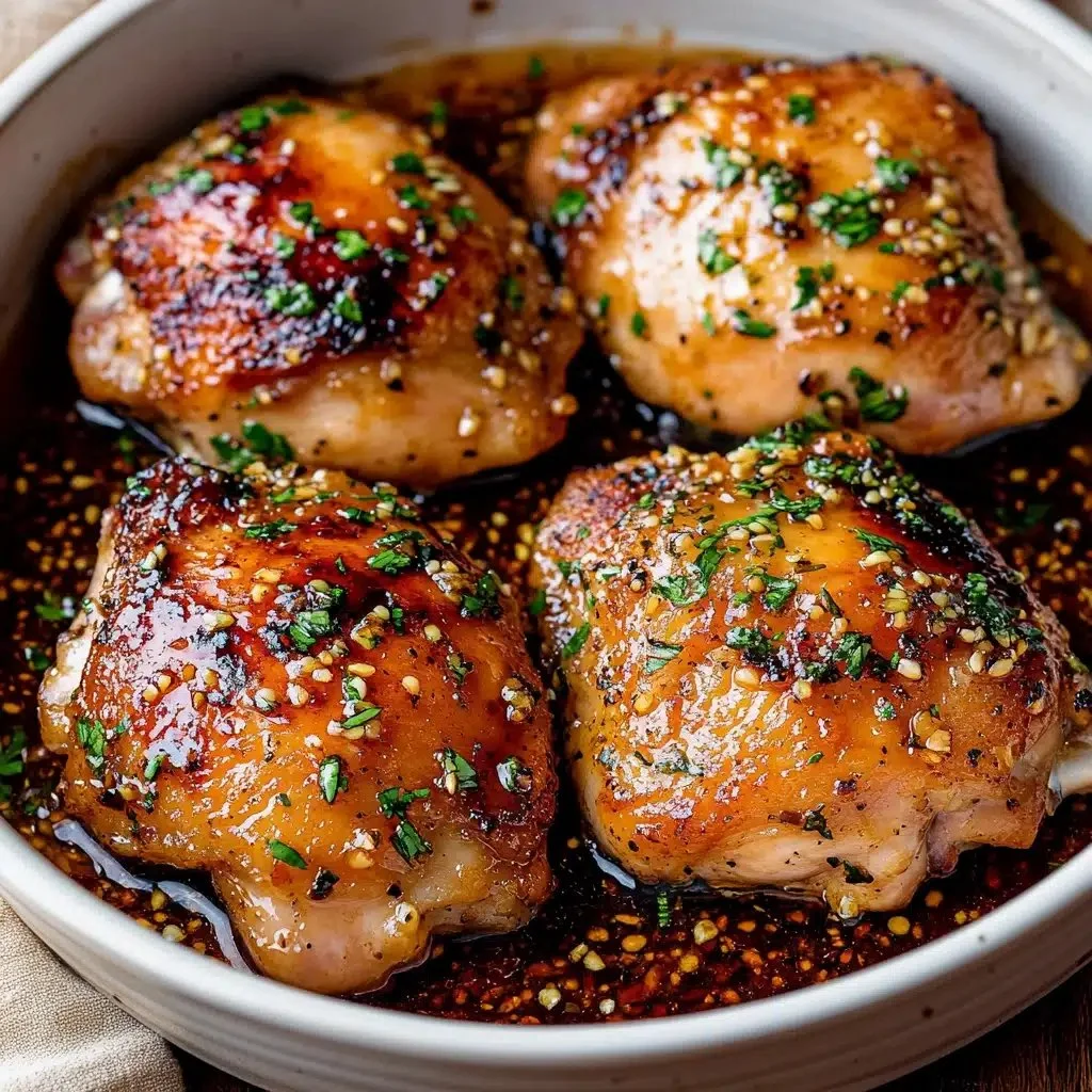 Juicy Baked Honey Garlic Chicken Thighs You’ll Make Again and Again