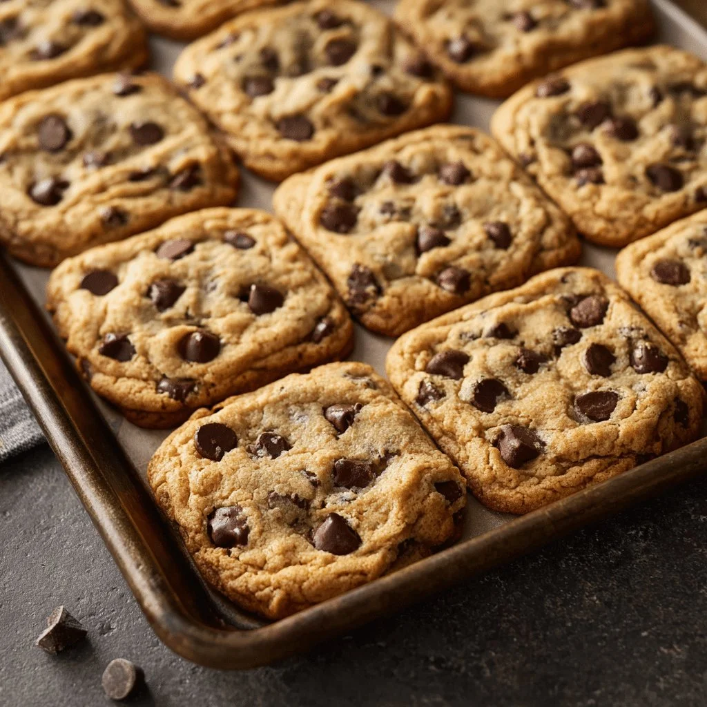 Sheet Pan Chocolate Chip Cookies