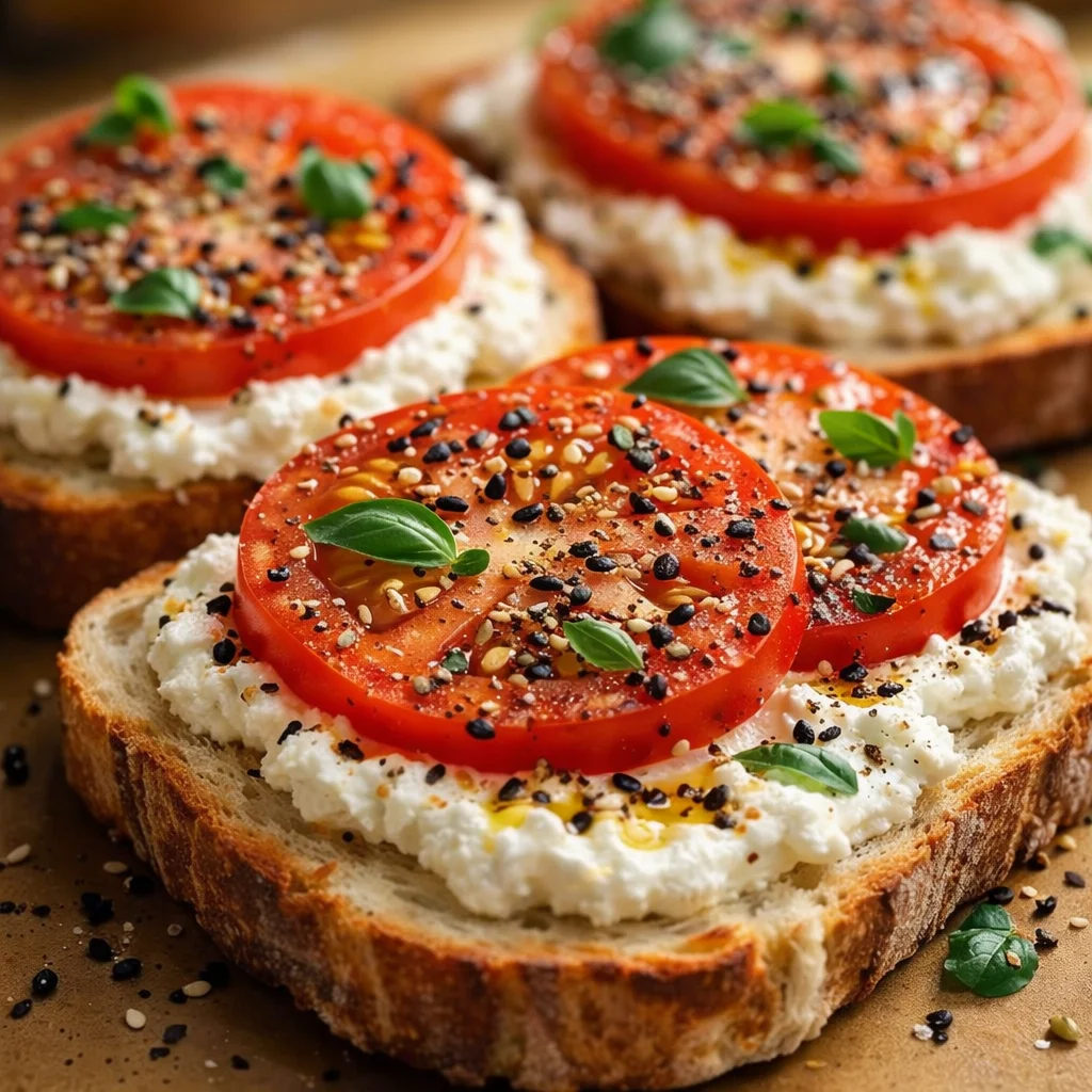 Easy Ricotta & Tomato Sourdough Toast for Lazy Brunches